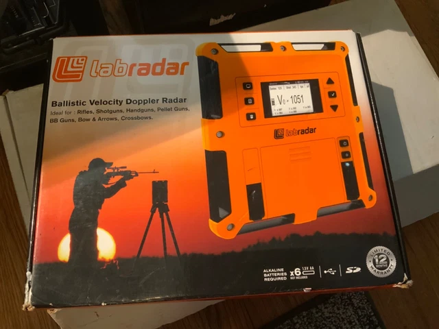 LABRADAR BALLISTIC VELOCITY Doppler Radar Chronograph - Used w Tripod ...