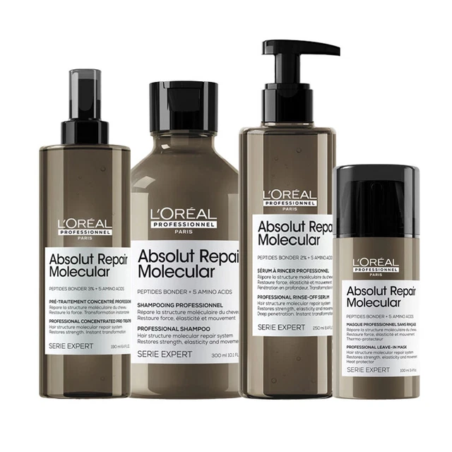 L'OREA KIT SERIE Ex Absolut Repair Molecular Sh 300ml + Serum 250ml ...