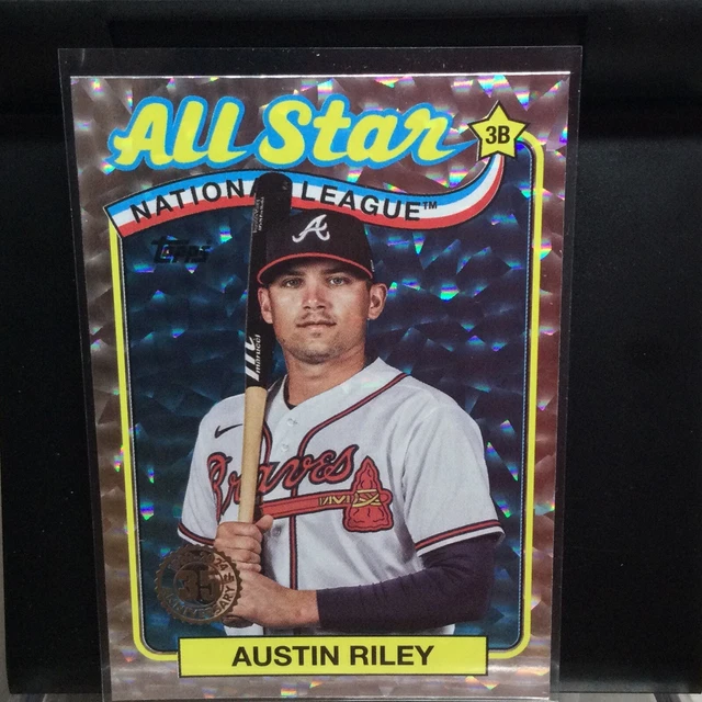 2024 TOPPS SERIES 2 AUSTIN RILEY 1989 TOPPS ALL-STAR PELLICOLA ARGENTO ...
