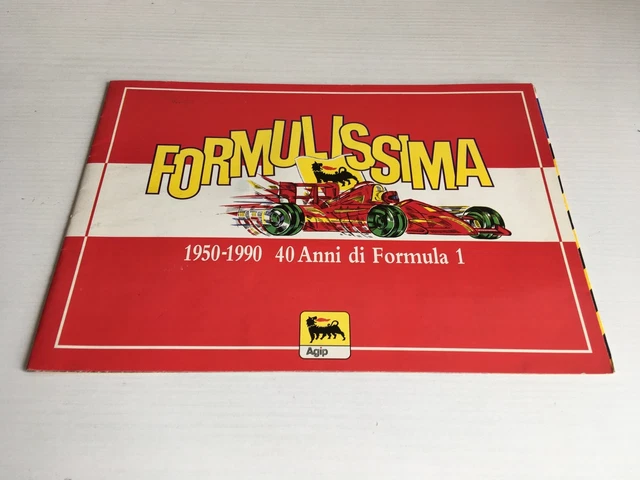 FIGURE ALBUM FORMULA 1950-1990 40 Years Formula 1 Agip 1992 £15.16 ...