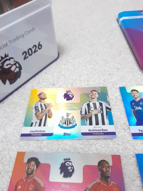 TOPPS PREMIER LEAGUE 2026 Pro Partnership 14 Card Bundle £0.99 ...