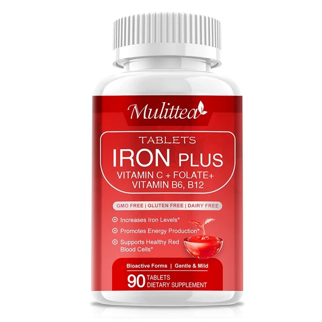 IRON TABLETS - 68 mg - High Strength Energy Pregnancy Anaemic ...