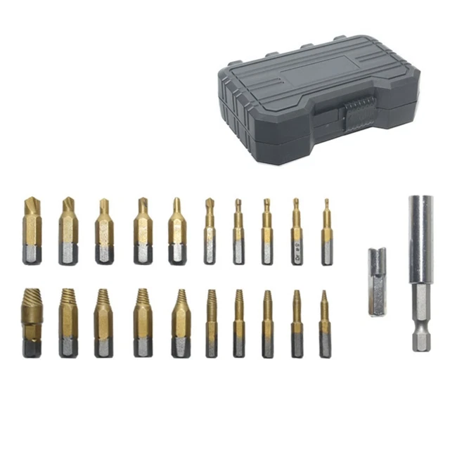 ENSEMBLE EXTRACTEUR vis extracteur vis acier au carbone endommag d tach EUR 21,77 - PicClick FR