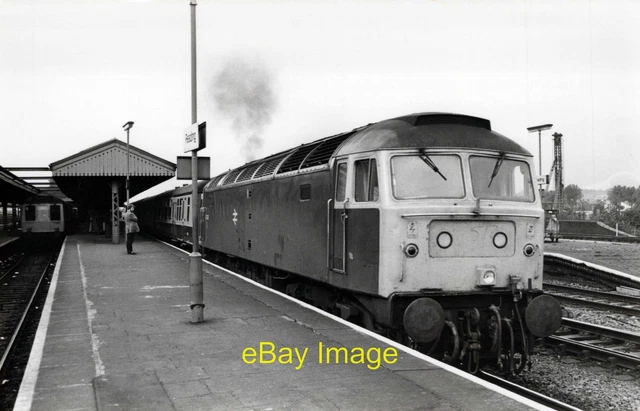 PHOTO RAILWAY 6X4 Class 47 47431 departs Reading for Portsmouth 21/9/85 ...
