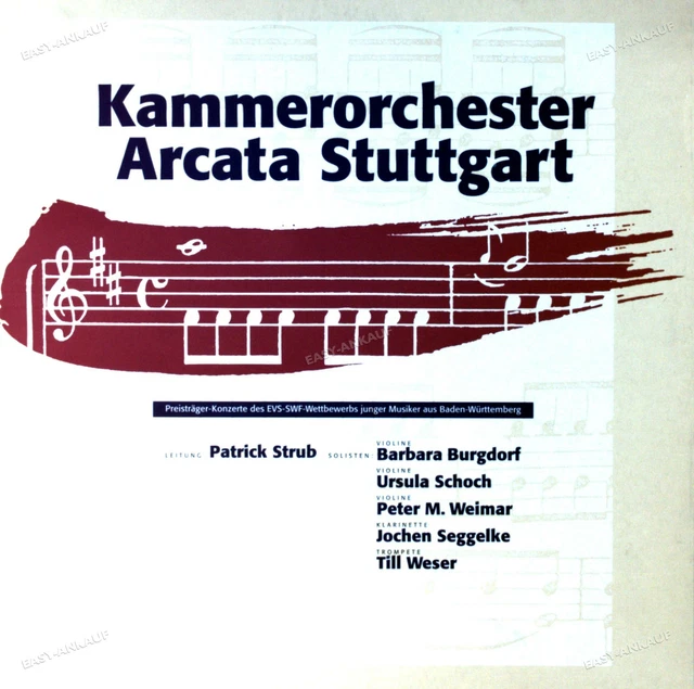 KAMMERORCHESTER ARCATA STUTTGART - Preisträger Baden-Württemberg GER LP ' EUR 29,99 - PicClick DE