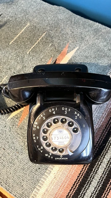 BLACK VINTAGE BAKELITE Phone, Used By Famous Actors Ex Theatre Prop £63 ...