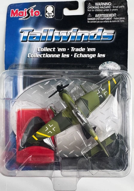 MAISTO TAILWINDS - Junkers Ju-87 Stuka German WWII Diecast - With Stand ...