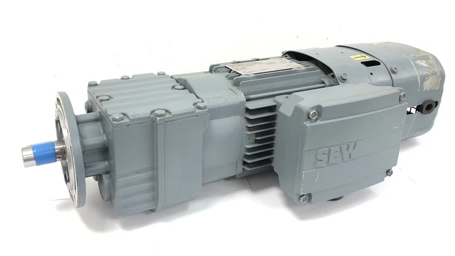 SEW 0.55KW 3-PHASE Electric Motor Gearbox Brake 355RPM Gear Motor ...