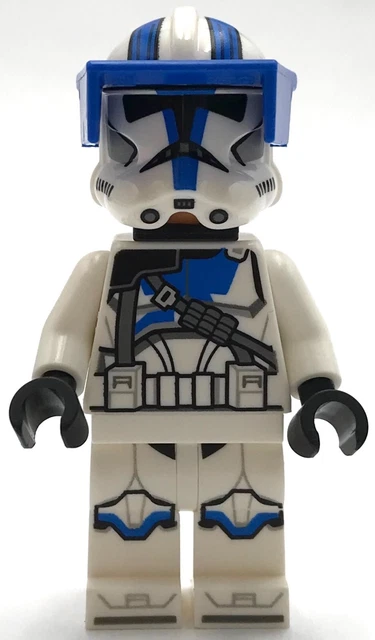 LEGO NEW CLONE Heavy Trooper Minifig 501st Legion White Arms Blue Visor ...