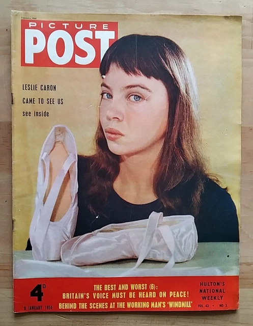 PICTURE POST MAGAZINE 9 January 1954 Leslie Caron Etc £15.99 - PicClick UK