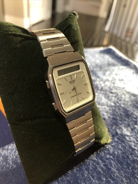 VINTAGE SEIKO H357-500A Mens Lcd Duo-Display Bond “Style” Watch - Great ...