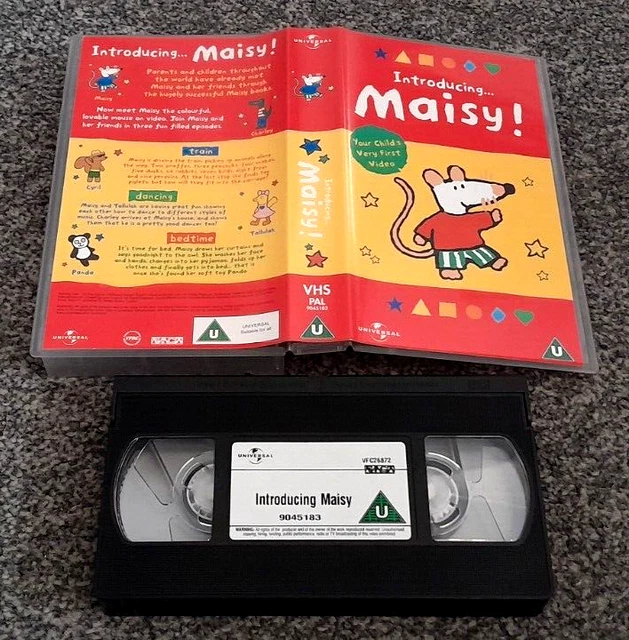 INTRODUCING MAISY TRAIN Dancing Bedtime Maisy The Mouse Pal Vhs Video ...