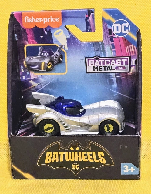 FISHER-PRICE DC BATWHEELS Batcast Metal Armored Bam The Batmobile ...