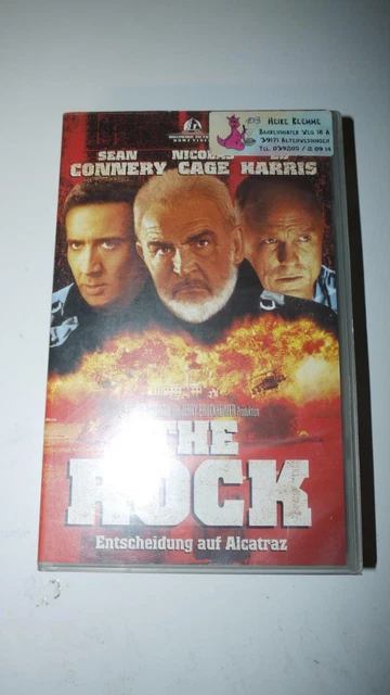 THE ROCK SEAN Connery Nicolas Cage ED Harris VHS VIDEO Kassette EUR 1 ...