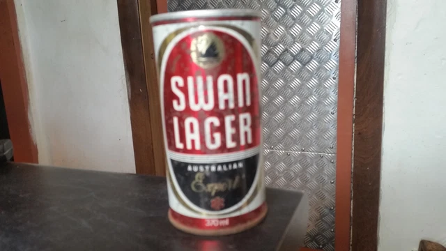 RARE VINTAGE swan lager tin beer can $20.00 - PicClick AU