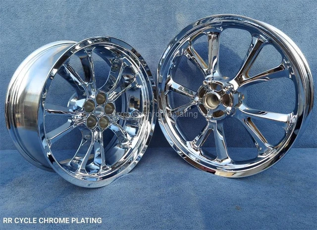 18-23 CHROME HONDA GL1800 Goldwing Rims Wheels Front Rear Exchange ...