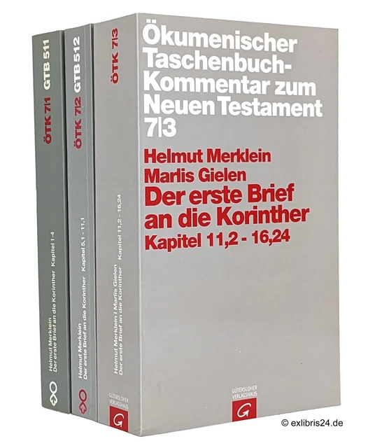 MERKLEIN: DER ERSTE Brief an die Korinther (Ökumenischer Taschenbuch ...