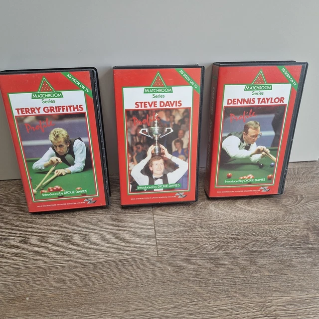 SNOOKER VHS VIDEO Tapes - Matchroom Series X 3 £6.31 - PicClick UK