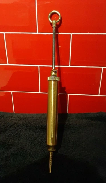 ANTIQUE BRASS AND copper oil injector pump £19.99 - PicClick UK