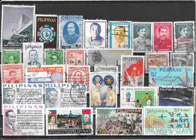 PHILIPPINES - PILIPINAS : Beau Lot De Timbres Obliteres EUR 1,00 ...