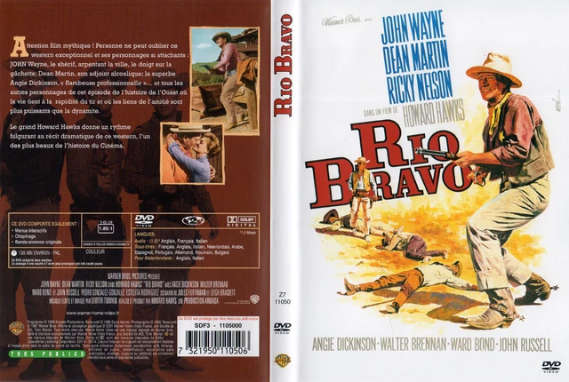 DVD - RIO BRAVO - John Wayne, Dean Martin, Ricky Nelson, Howard Hawks ...