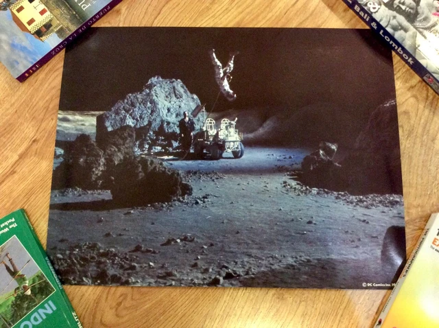 SUPERMAN 2 ORIGINAL DC COMICS Movie Film Poster TERENCE STAMP Moon ...