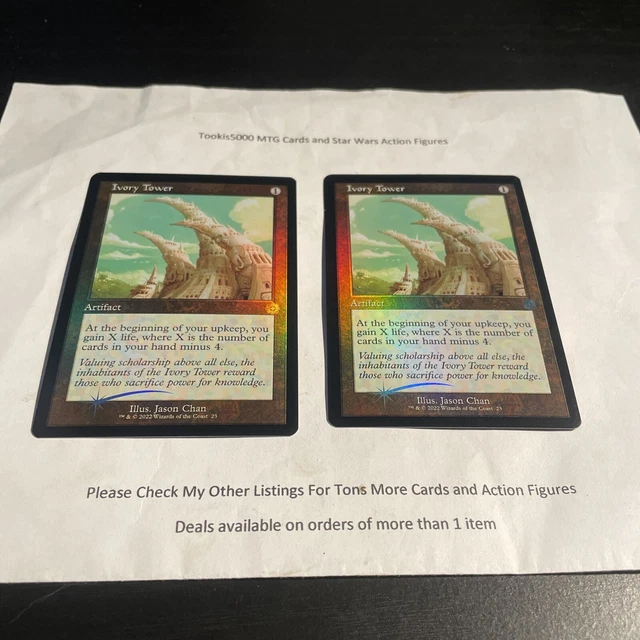 IVORY TOWER RETRO Frame FOIL The Brothers’ War Magic MTG 23 EUR 2,54 - PicClick FR