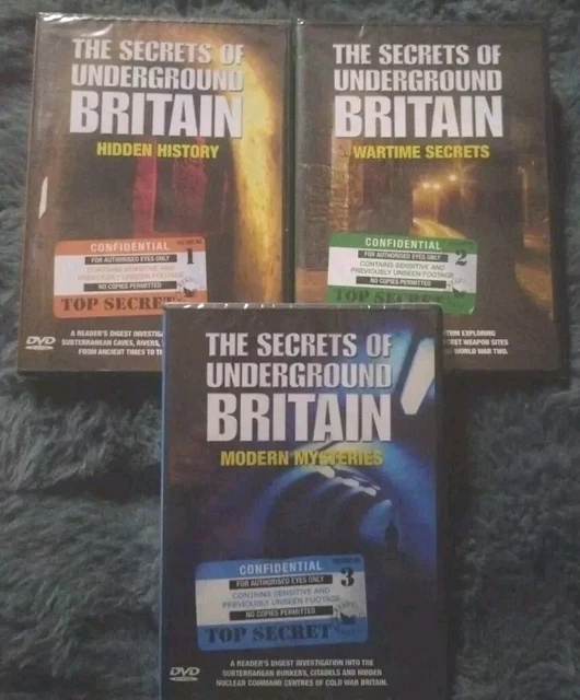 THE SECRETS OF Underground Britain Dvds Series 1 - 3 New & Sealed £10. ...