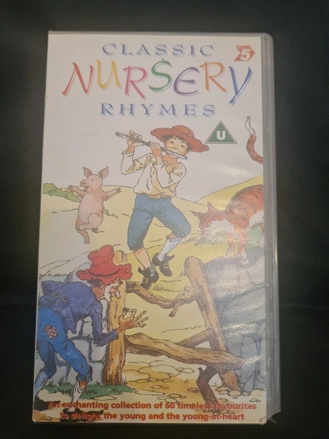 CLASSIC NURSERY RHYMES VHS Tape 1997 Channel 5 £9.95 - PicClick UK