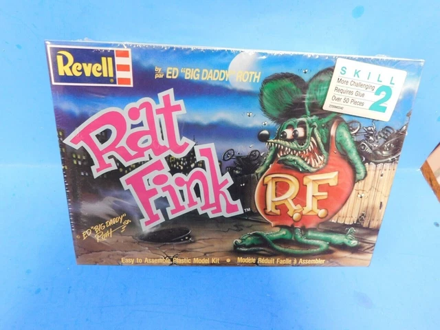 VINTAGE SEALED RAT Fink Plastic Model Kit Ed "Big Daddy" Roth 1990 ...