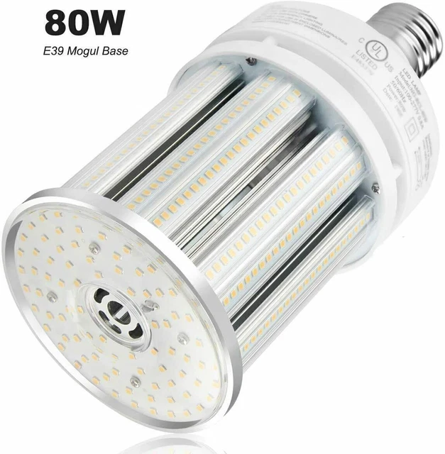80W LED CORN Retrofit Bulb Replace 400W MH/HPS Warehouse Street High ...
