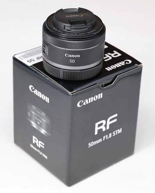 CANON RF 50 mm F1.8 obiettivo STM - nero #8181 EUR 60,00 - PicClick IT