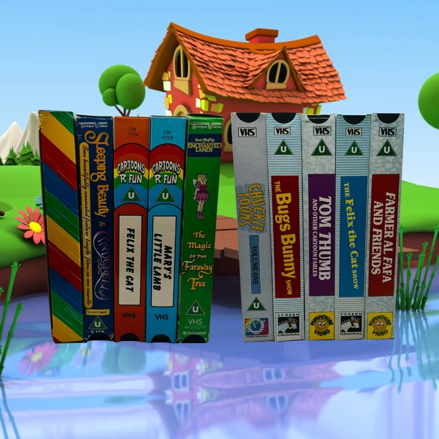 KIDS CARTOONS VHS Video Tapes Collection | Felix | Chuckle Toons | Tom ...