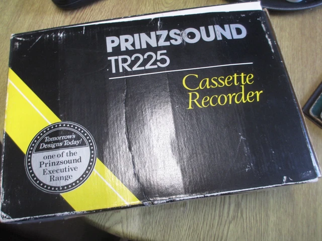 PRINZSOUND CASSETTE RECORDER Tr225 Boxed £40.00 - PicClick UK