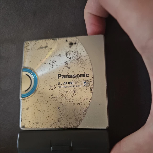 PANASONIC SJ-MJ88 PORTABLE MiniDisc player - Genuine UNTESTED no ...