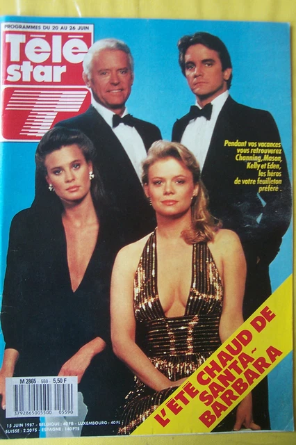 SANTA BARBARA, LE clan des Capwell french , cover + clipping 4 pages ...