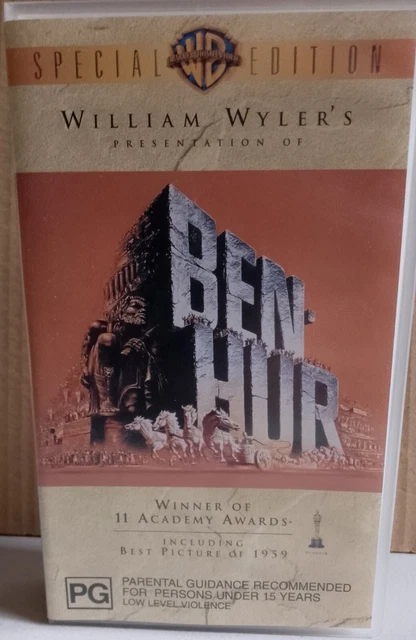 BEN HUR VHS Special Edition **NEW SEALED** Charlton Heston PAL Video ...