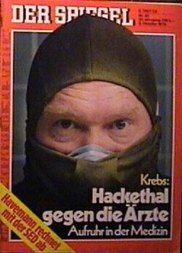 SPIEGEL 40/1978 JULIUS Hackethal und seine alternative Krebs-Behandlung ...