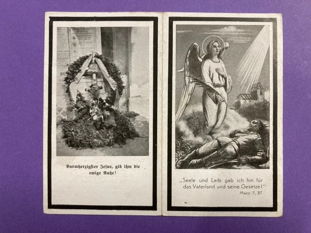 2. WK DEATH Card Sterbebild Alpenjäger Afrikakorps Afrika Bolzano Bordj ...