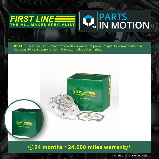 WATER PUMP FITS FORD KUGA Mk1 2.5 08 to 12 Coolant Firstline 1388504 ...