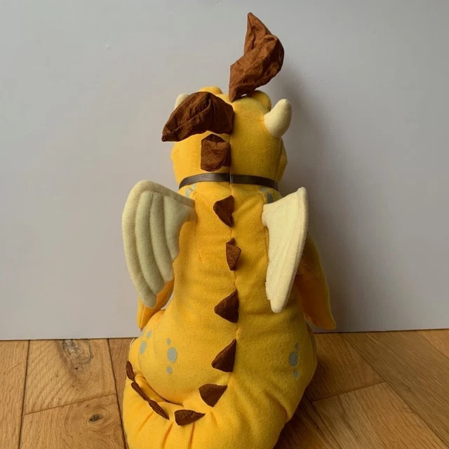RARE 2000 QUETZAL Dragon Tales Plush Hasbro Playskool Yellow Dragon ...