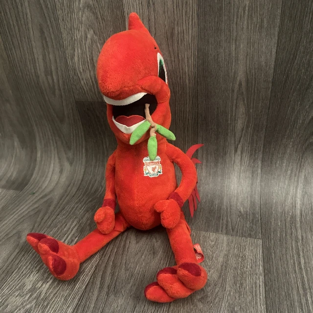 LIVERPOOL FC OFFICIAL Mighty Red Soft Toy Plush Mascot Teddy LFC ...