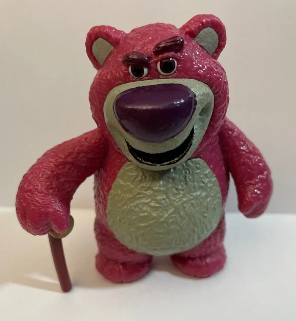 DISNEY PIXAR TOY Story 3 Lotso Huggin Bear 2.5 Figure w/ Cane Mattel ...
