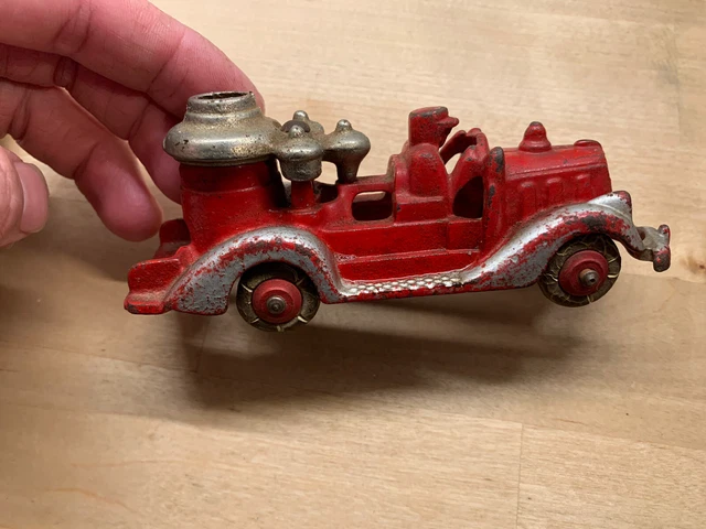 1930'S HUBLEY CAST Iron Fire Engine/Pumper Truck made in USA £66.60 ...