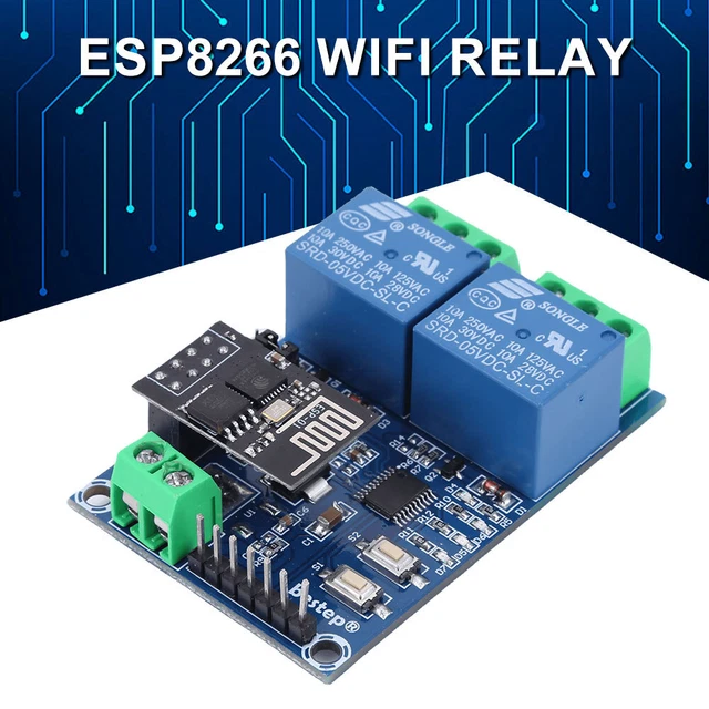 Wifi Relay Module 5v12v Esp8266 Wifi Control Relay Board For Arduino 3553