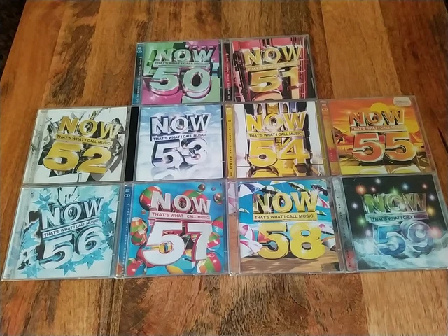 NOW THAT'S WHAT I Call Music CD Bundle - 50,51,52,53,54,55,56,57,58,59 ...