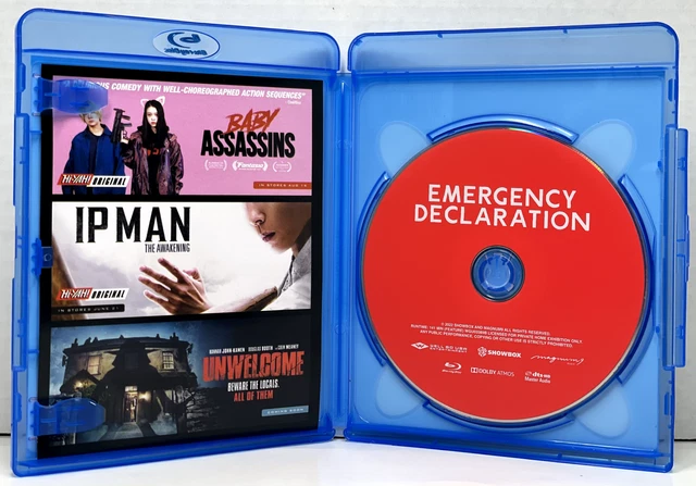 EMERGENCY DECLARATION BLU-RAY Tested Clean Disc Good Condition $13.99 ...