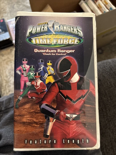 POWER RANGERS TIME Force Quantum Ranger Clash for Control VHS 2001 ...