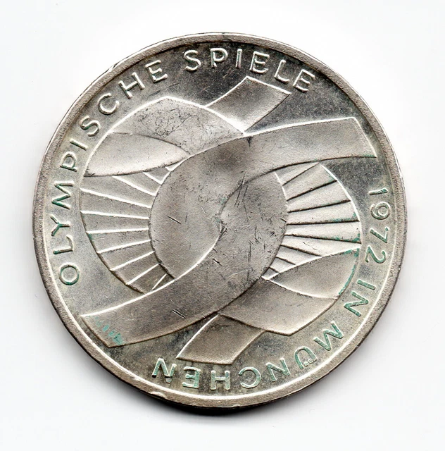 MONEDA DE ALEMANIA 10 Deutsche Mark 1972 F.Plata PROOF 10 Marcos EUR 19 ...