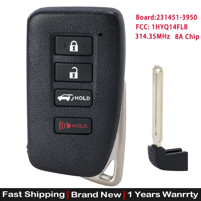 FOR 2021 2022 LEXUS RX350 450h NX300 UNLOCKED SMART KEY REMOTE FOB ...